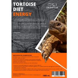 Dr.Raptor Tortoise Diet Energy - Mangime per tartarughe di terra debilitate